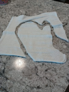 How To Sew A Spa Bath Mitt - Sew Sew Simple